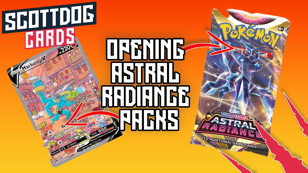 Opening Pokemon Astral Radiance Packs #AstralRadiance Rares, Rainbows ...