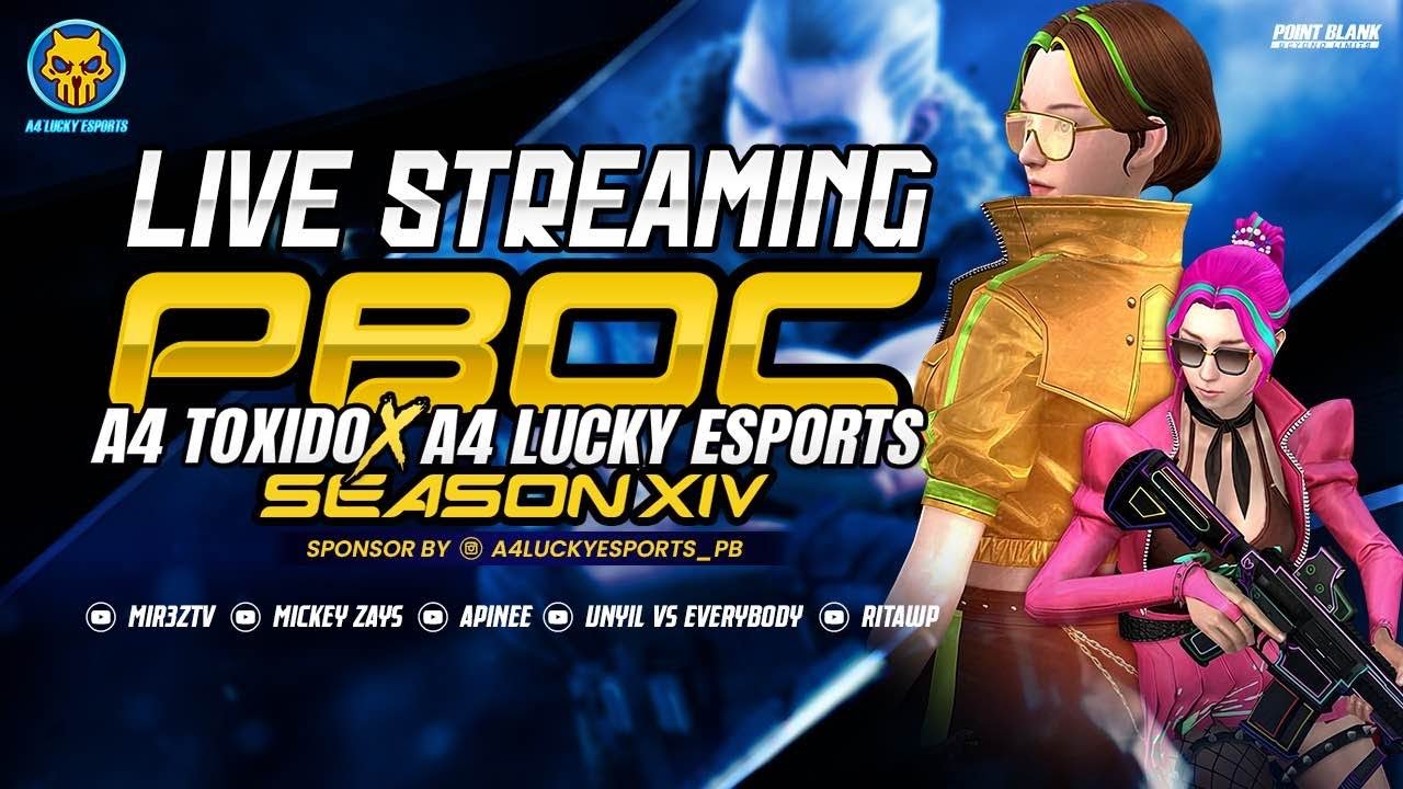 PBOC A4 TOXIDO X A4 LUCKY ESPORT SEASON 14 #pointblank # ...