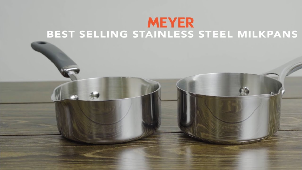 Best Selling Meyer Stainless Steel Milkpans | Most Versatile Pans - YouTube