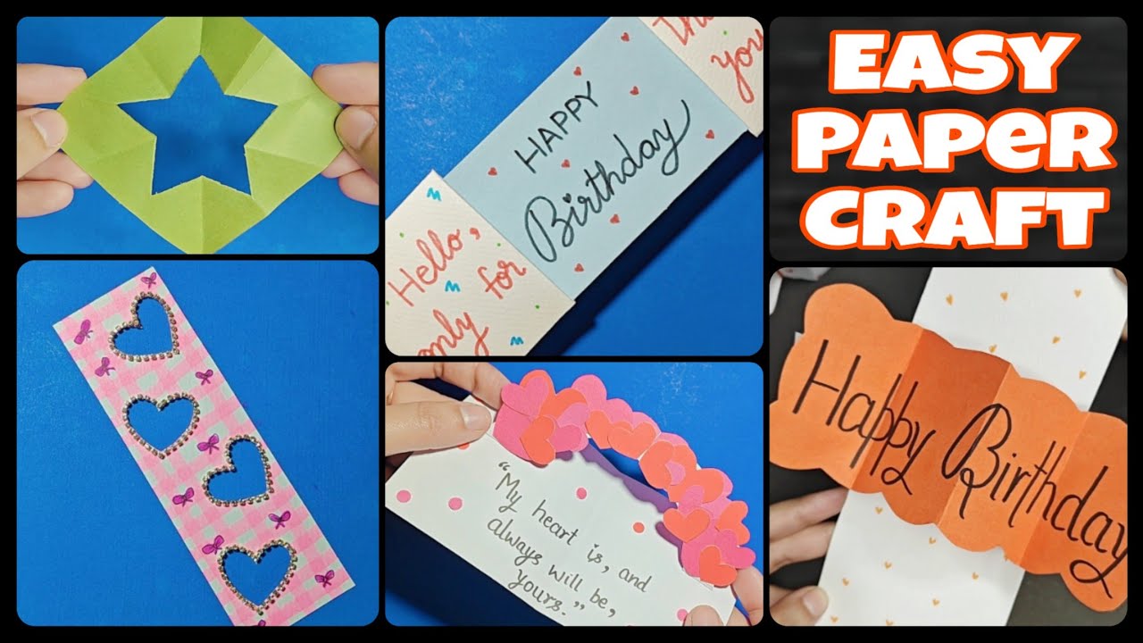 5 Easy Paper Crafts 🔥| DIY Paper Craft | Paper Crafts for Beginners ...