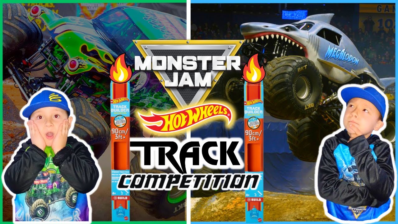 Monster Jam: Hot Wheels Track Competition *EXCITING RACE* - YouTube