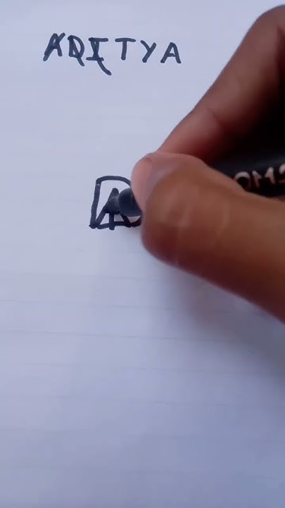 Aditya Name Stylish logo 🔥🔥 || #shorts #viral - YouTube