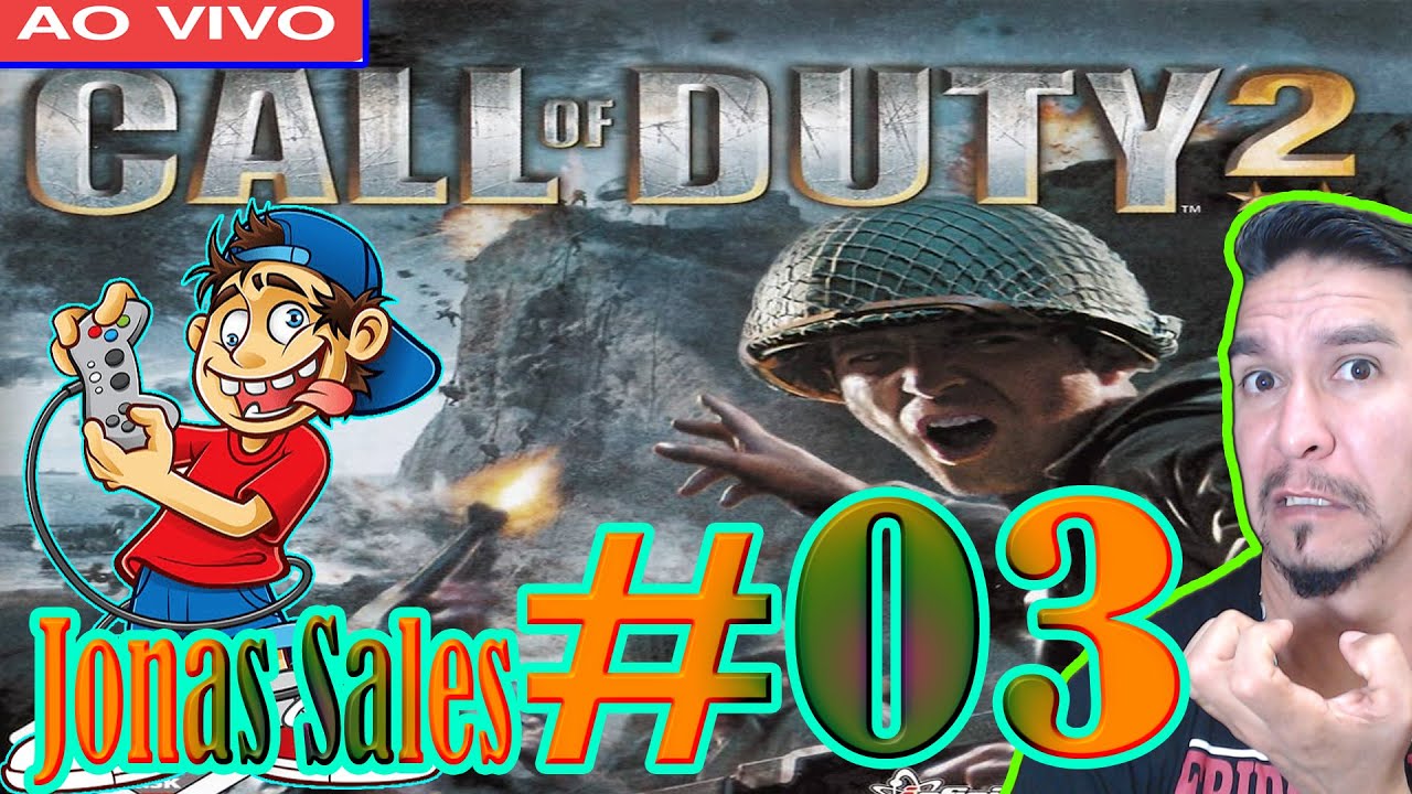 💚JONAS SALES {Call of Duty 2 AO VIVO {#03} Obrigado Pela Presença Deus ...