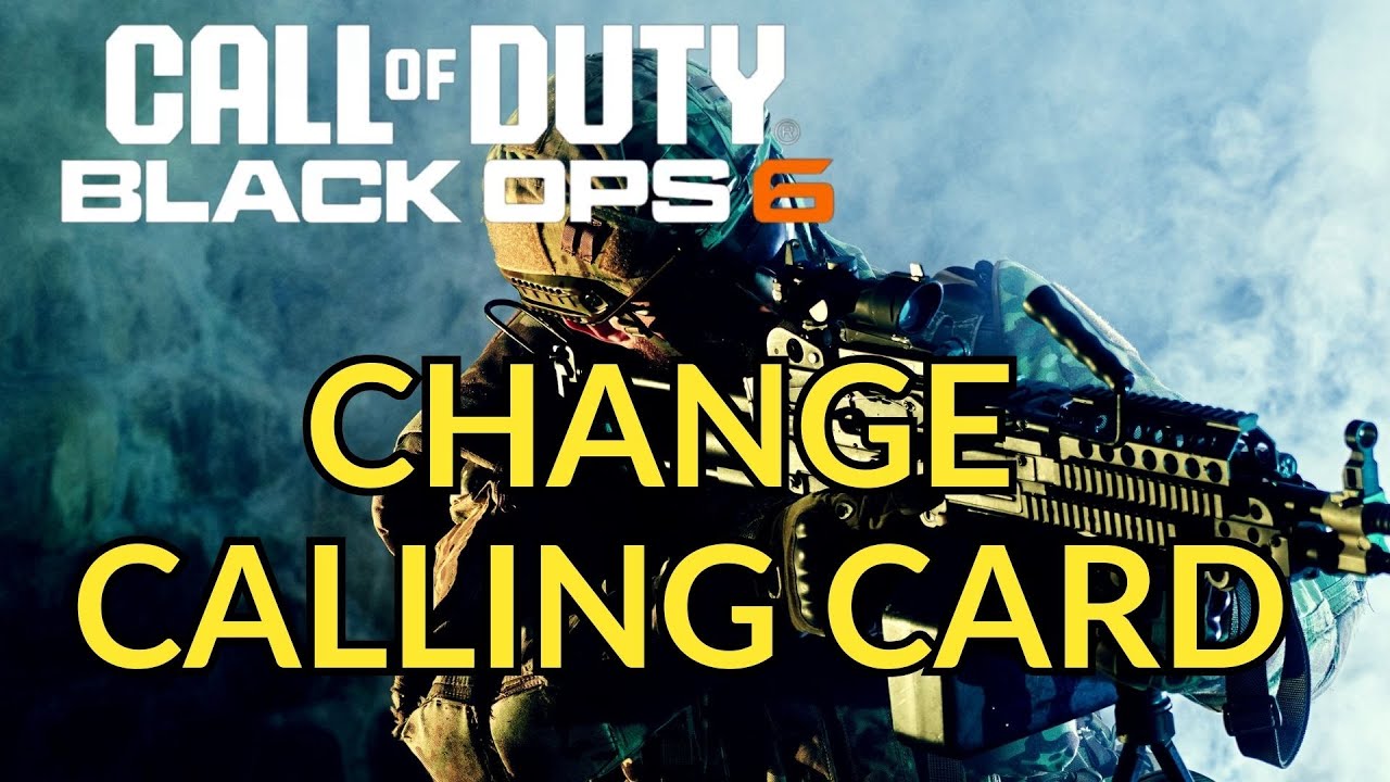 How to Change Calling Card in Black Ops 6 | BO6 Tutorial - YouTube