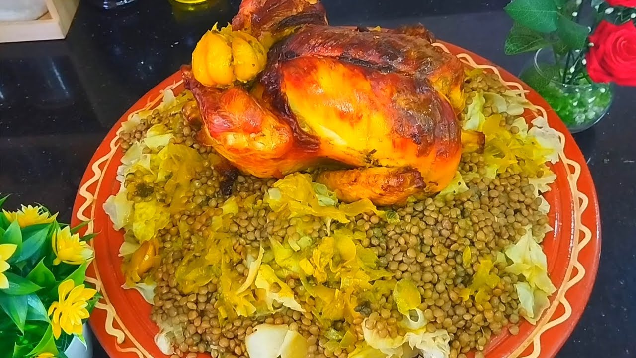 Recette Rfissa au poulet Cuisine Marocaine 🇲🇦 / Chicken Rfissa Recipe ...