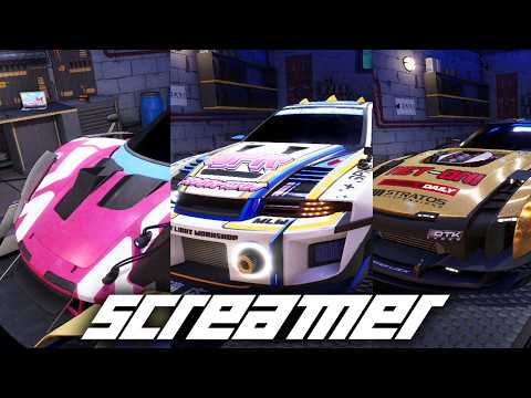 Screamer Gameplay - Car Customization (All Options and Cars)