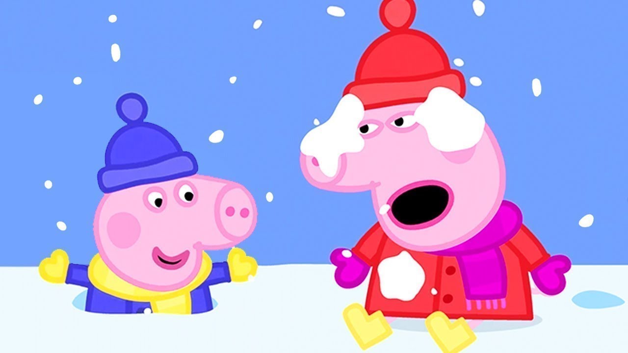 Peppa Pig in Hindi - Snow - Barf | हिंदी Kahaniya - Hindi Cartoons for ...