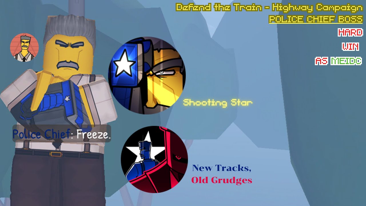 Roblox Defend The Train - Police Chief Boss Fight [HARD MODE, WIN ...