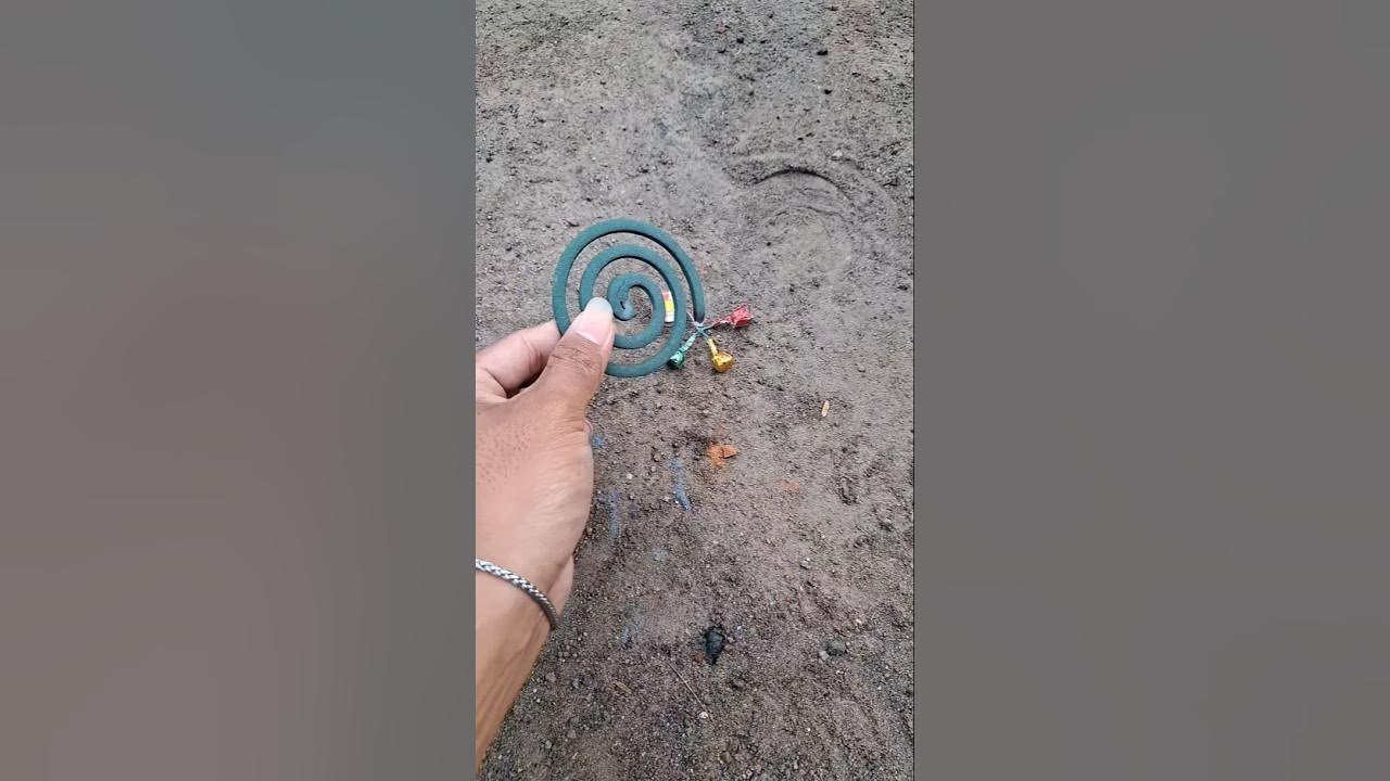 MOSQUITO REPELLENT X TELUR DINO & GASING FIREPLACE #experiment #firecracker #fireworks #shorts ...