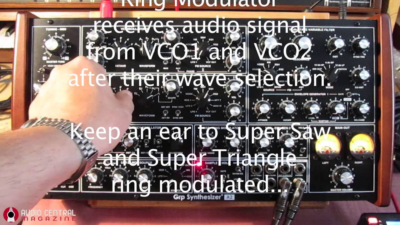 Grp A2 Synthesizer Audio Mod, Ring Mod & SH - YouTube