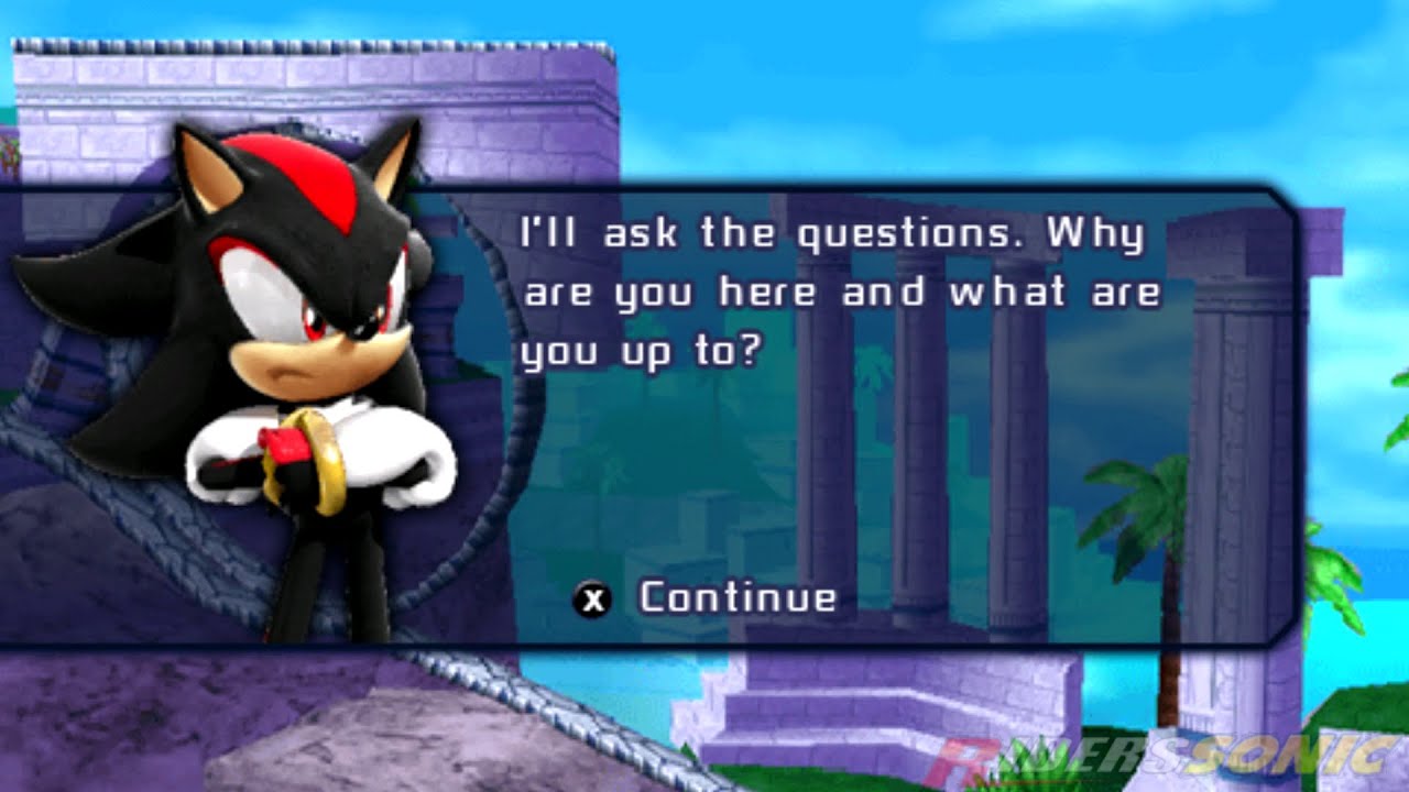 Sonic Rivals 2 (PSP) - Parte #7 - Historia de Shadow #1 - RIVALIDAD ...