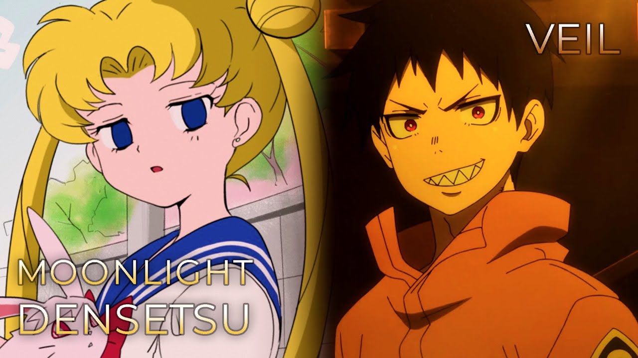 Sailor moon X Fire Force (Moonlight Densetsu x Veil) Op Mashup Full ...