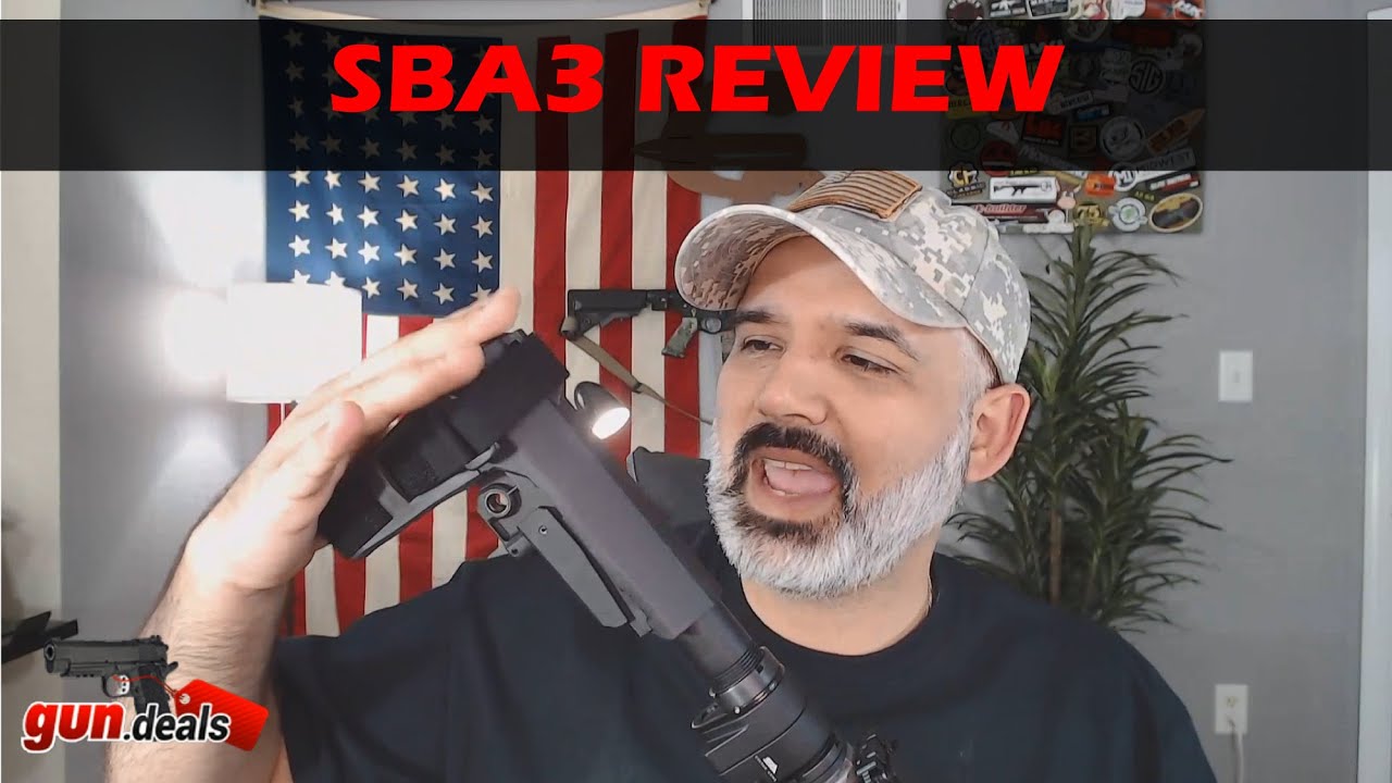 SBA3 Review - SB Tactical AR SBA-3 Pistol Stabilizing Brace - YouTube