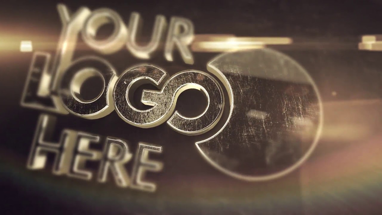 3D metallic logo animation intro ID 0080 - YouTube