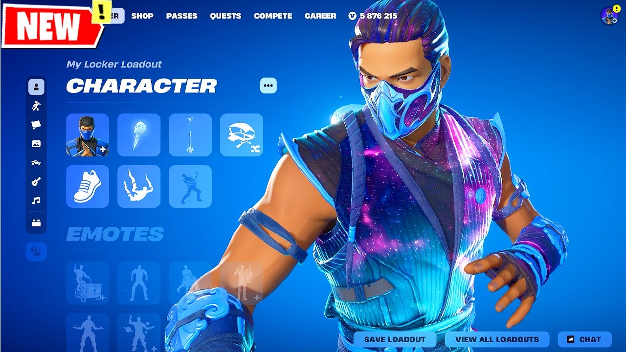 I added GALAXY Sub-Zero MK1 in Fortnite - YouTube