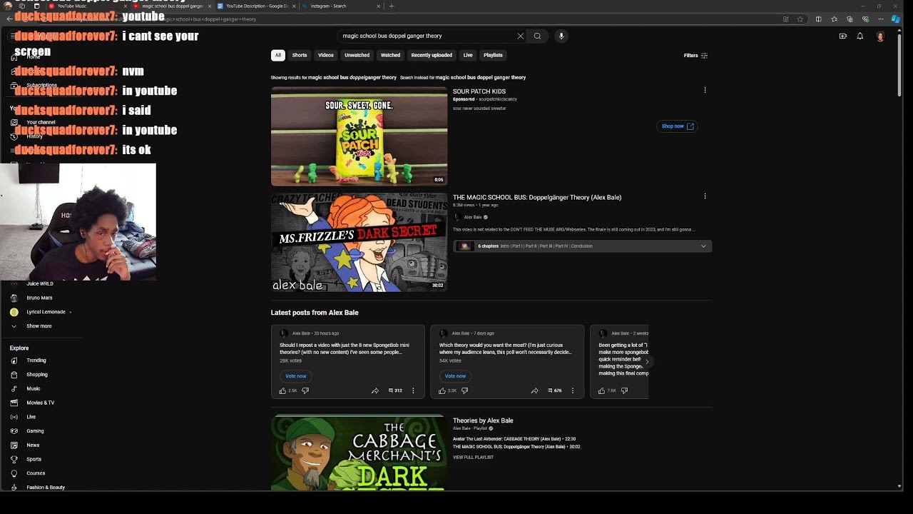 THE MAGIC SCHOOL BUS Doppelgänger Theory (Alex Bale) reaction - YouTube