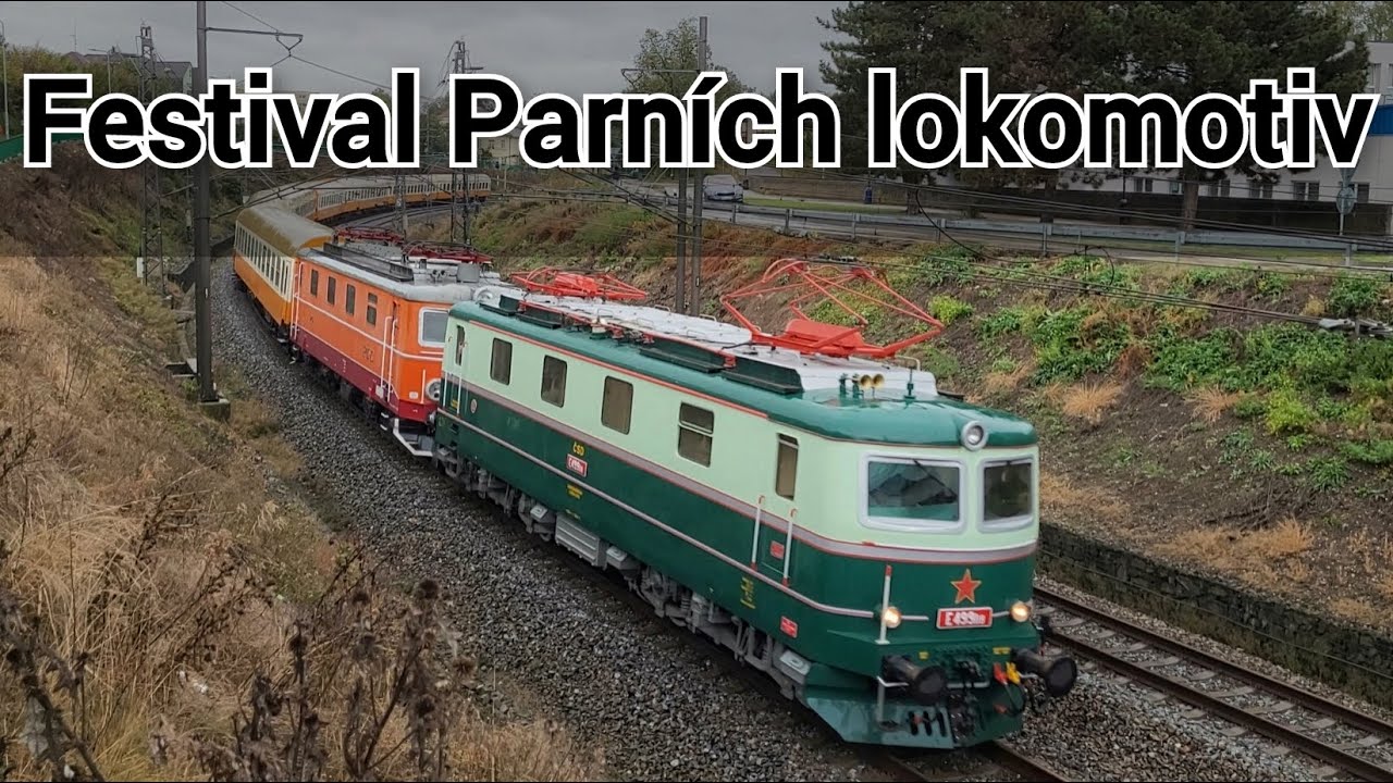 Festival parních lokomotiv - Benešov u Prahy 15.9.2024 - YouTube