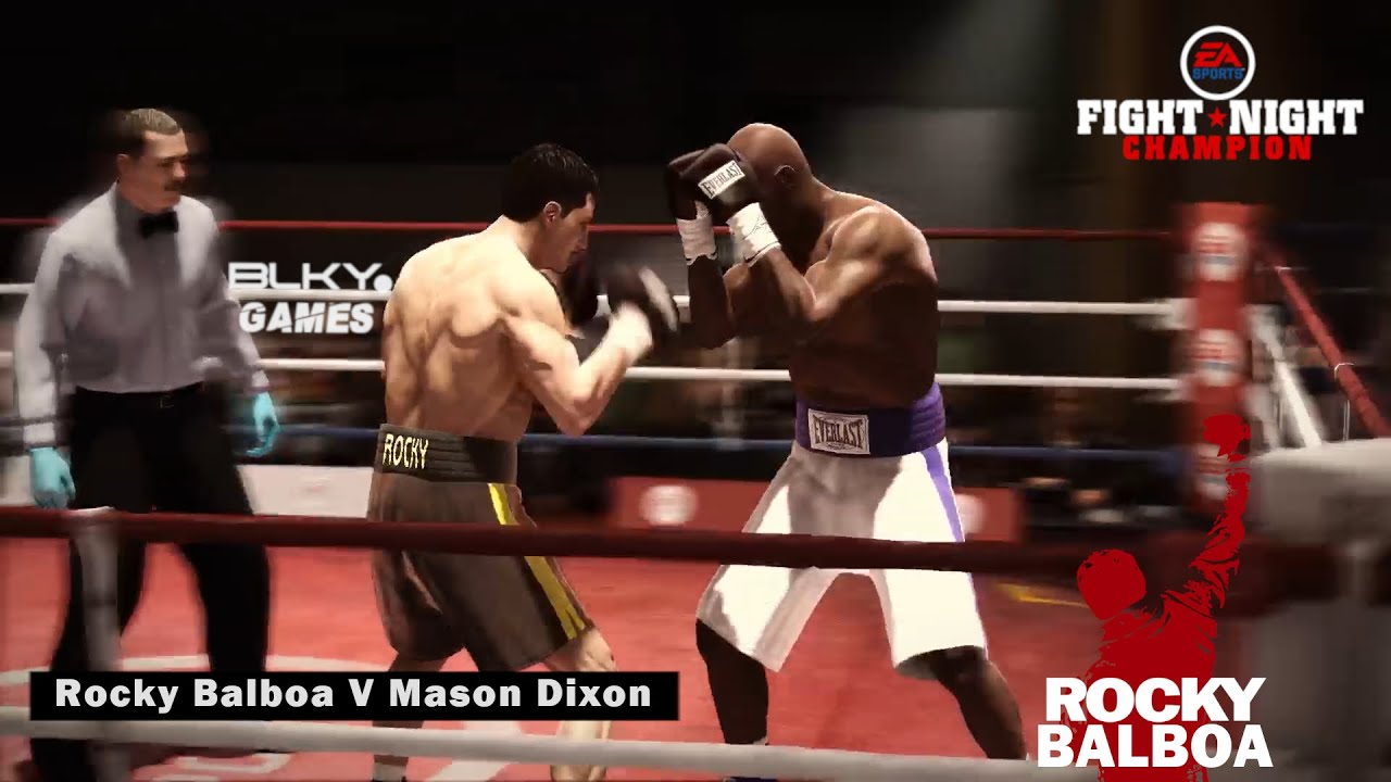 The Rocky Saga - Rocky Balboa vs Mason Dixon (Rocky Balboa) Fight Night ...