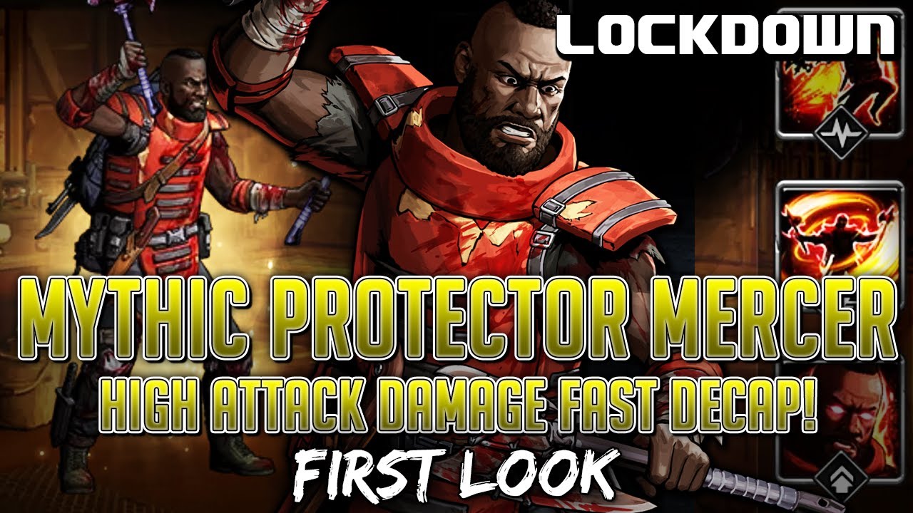 TWD RTS: Mythic Mercer, High Attack Damage Fast Decap! The Walking Dead: Road to Survival Leaks ...