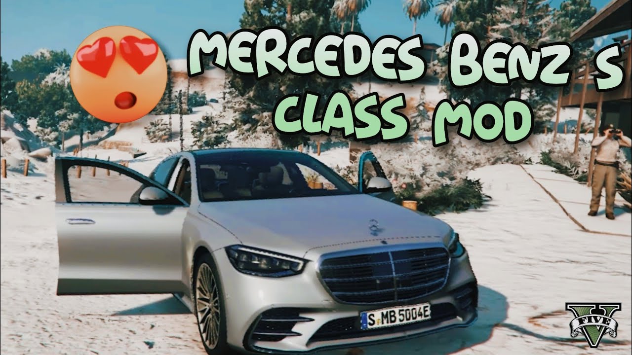 How to Install 2022 Mercedes-Benz S-class S500 W223 AMG Mod in GTA V ...