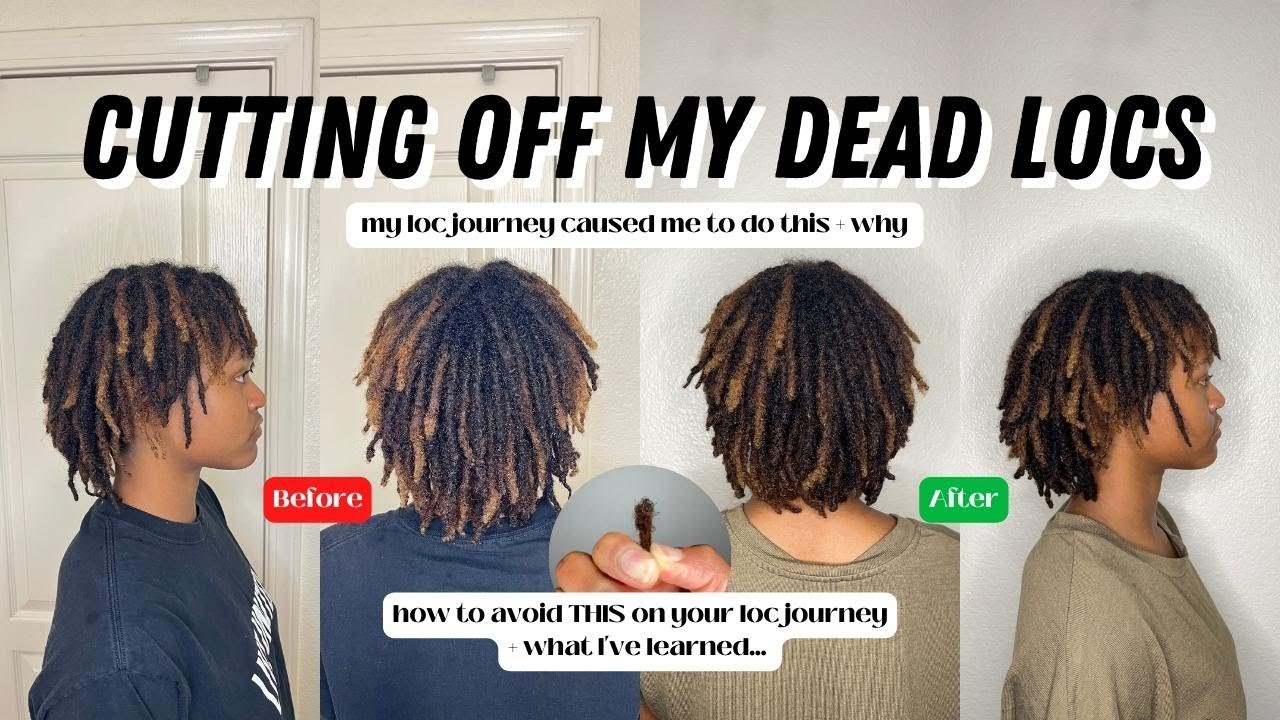Cutting off my Dead Locs*how to avoid THIS on your loc journey ...