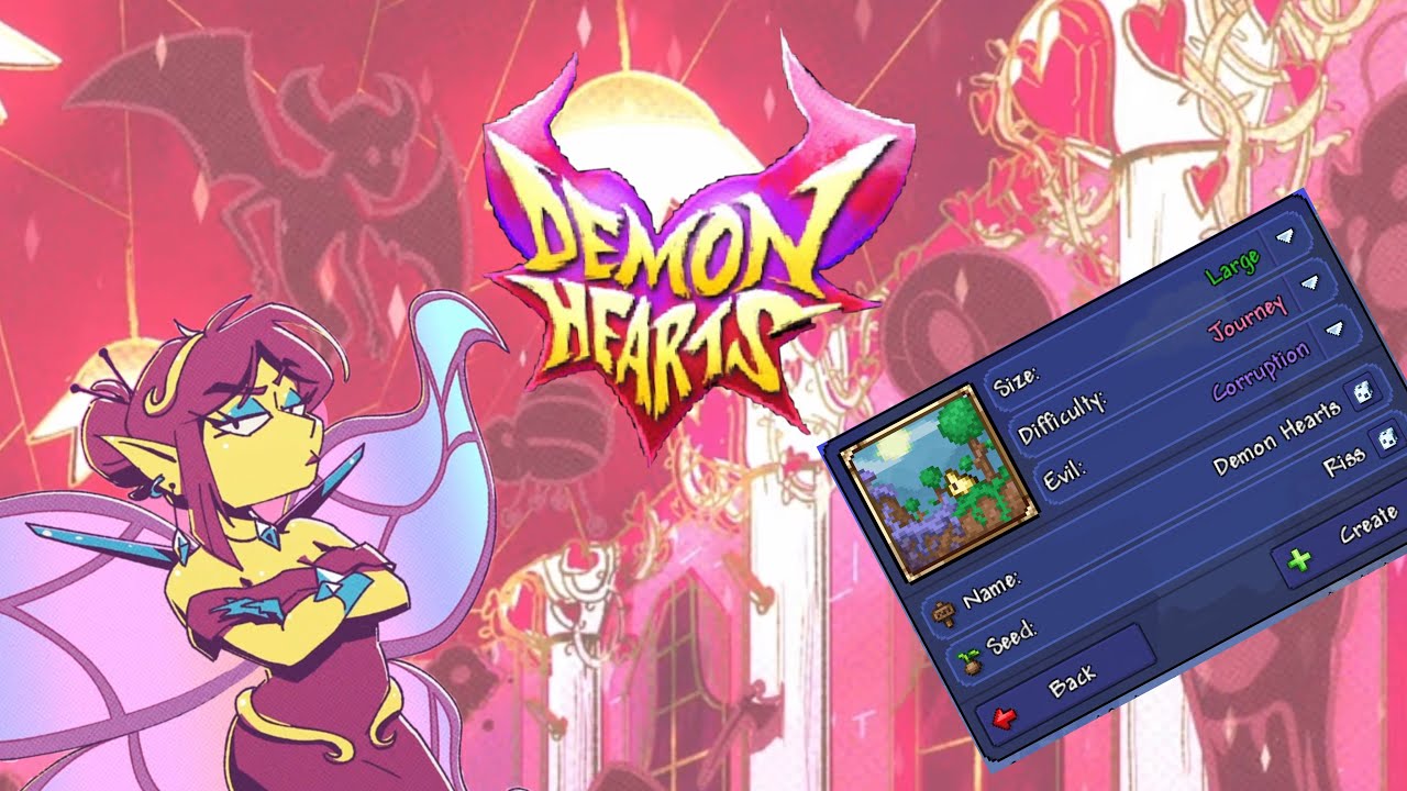 Terraria’s new Secret Seed (Demon Hearts) - YouTube