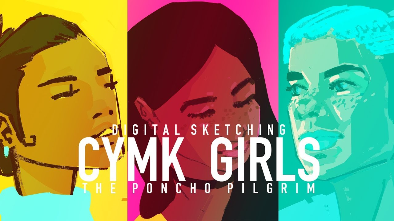 Drawing Faces: CYMK Portraits | Observational VS The Imagination ...