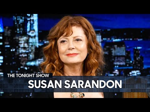 Susan Sarandon on the Iconic Simpsons Jacket She's Been Wearing Since 1995 | The Tonight Show