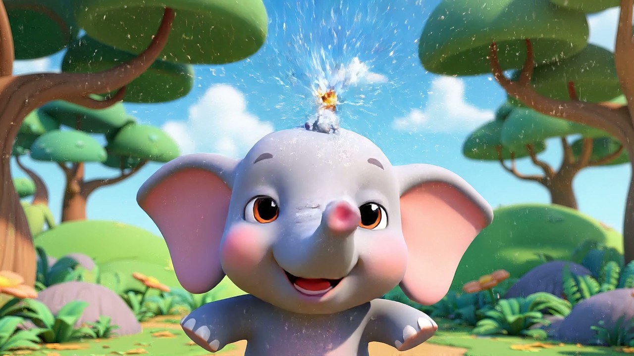 Baby Elephant Says Toot Toot Taa | Animal Sounds & Jungle Songs for ...