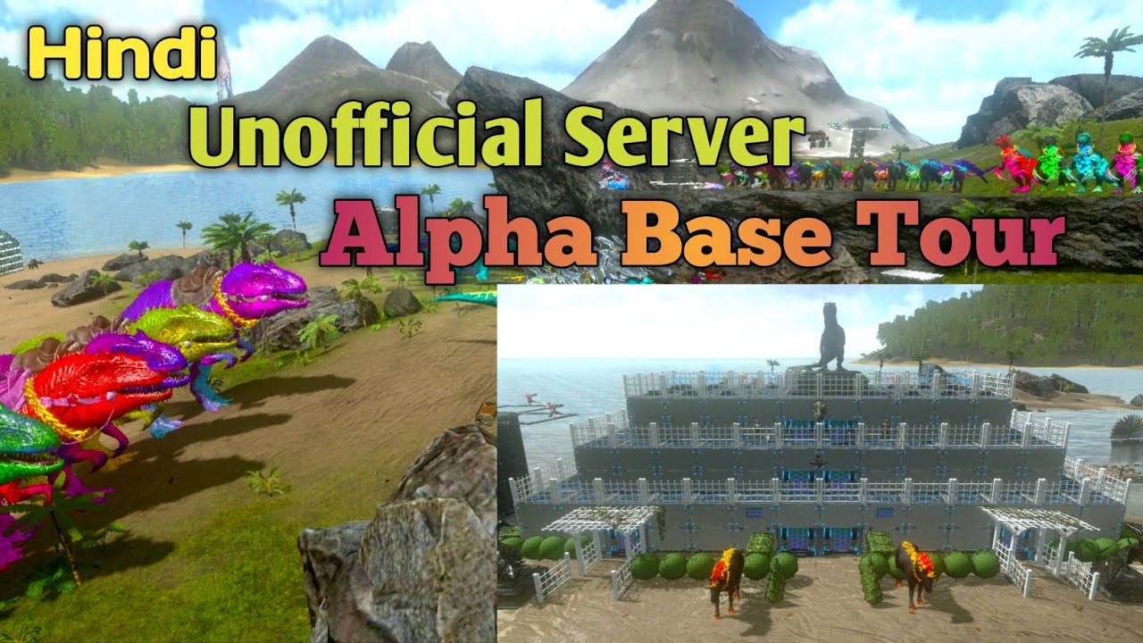 Ark Mobile Alpha Base Tour : Admin Base | Ark Survival Evolved Mobile ...