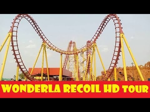 Wonderla Hyderabad || Recoil Roller Coaster || India || HD || Travel ...