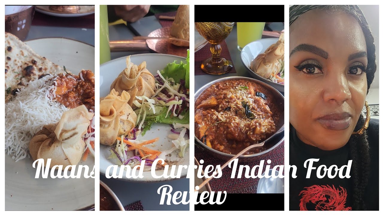 Indian Food Mukbang/Chicken Vindaloo/Garlic Naan/Tandoori Salmon ...