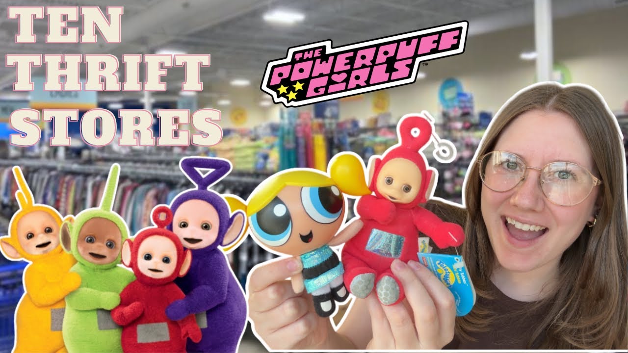 10 Thrift Stores in ONE Day! INSANE Vintage Toy Thrift Hunt! - YouTube