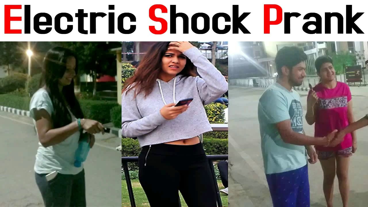 Electric Shock Prank On Girls | Mr. Walia | Prank In India | - YouTube