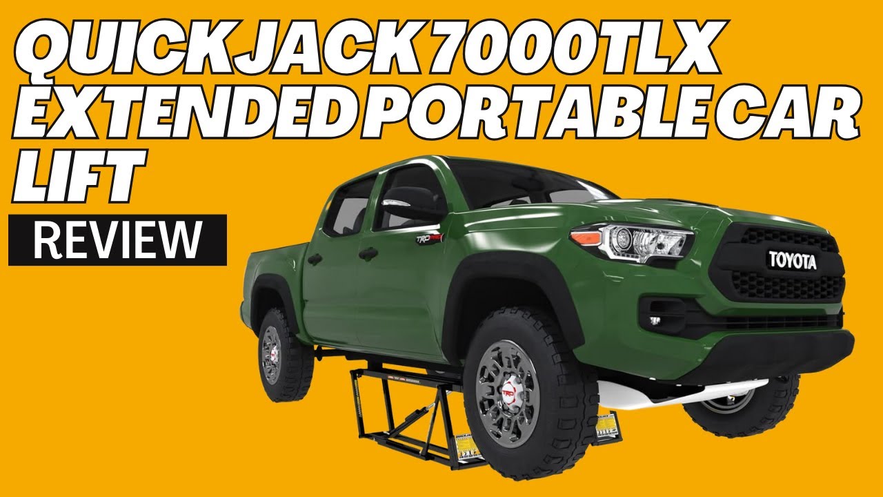 QuickJack 7000TLX Extended Portable Car Lift Review - YouTube