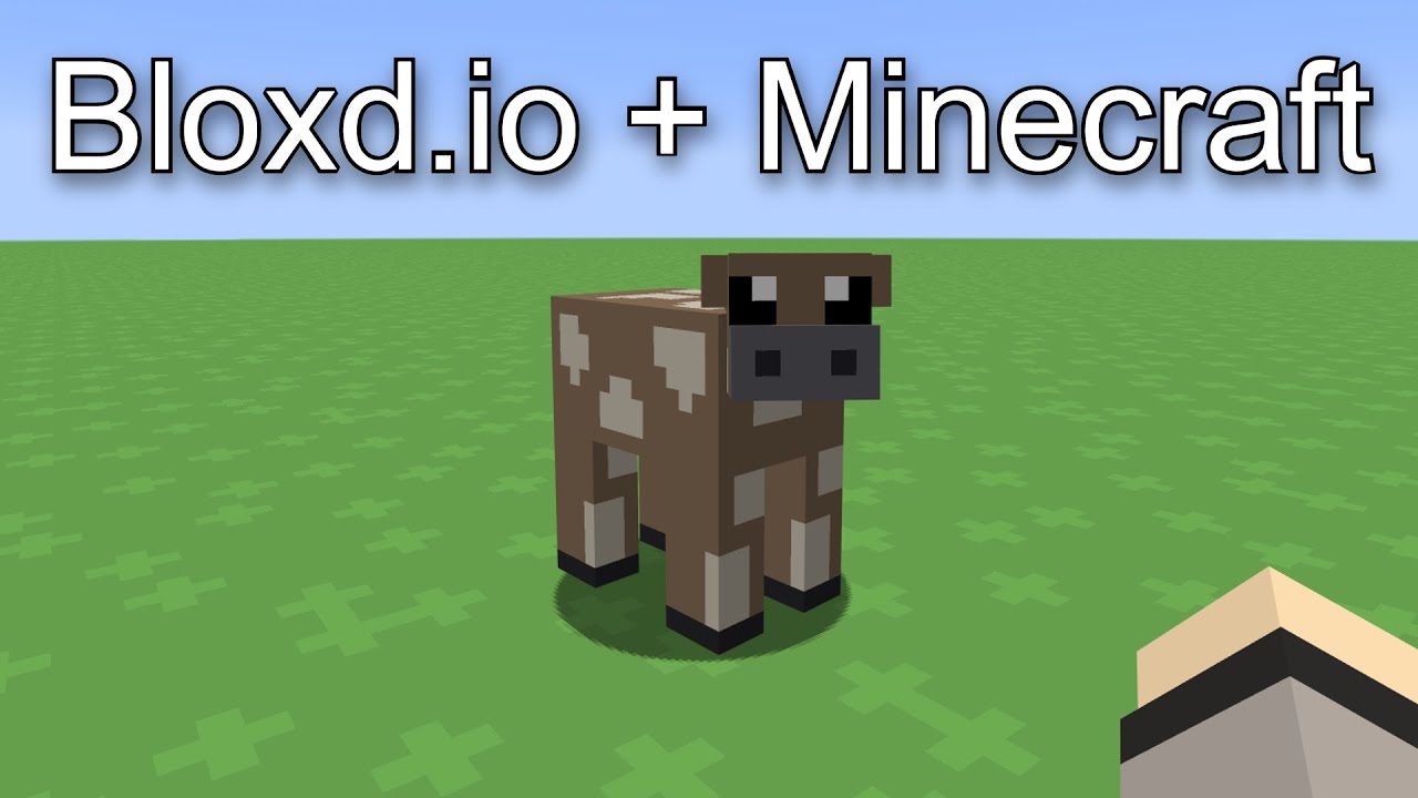 I added Bloxd io Cow into Minecraft - YouTube