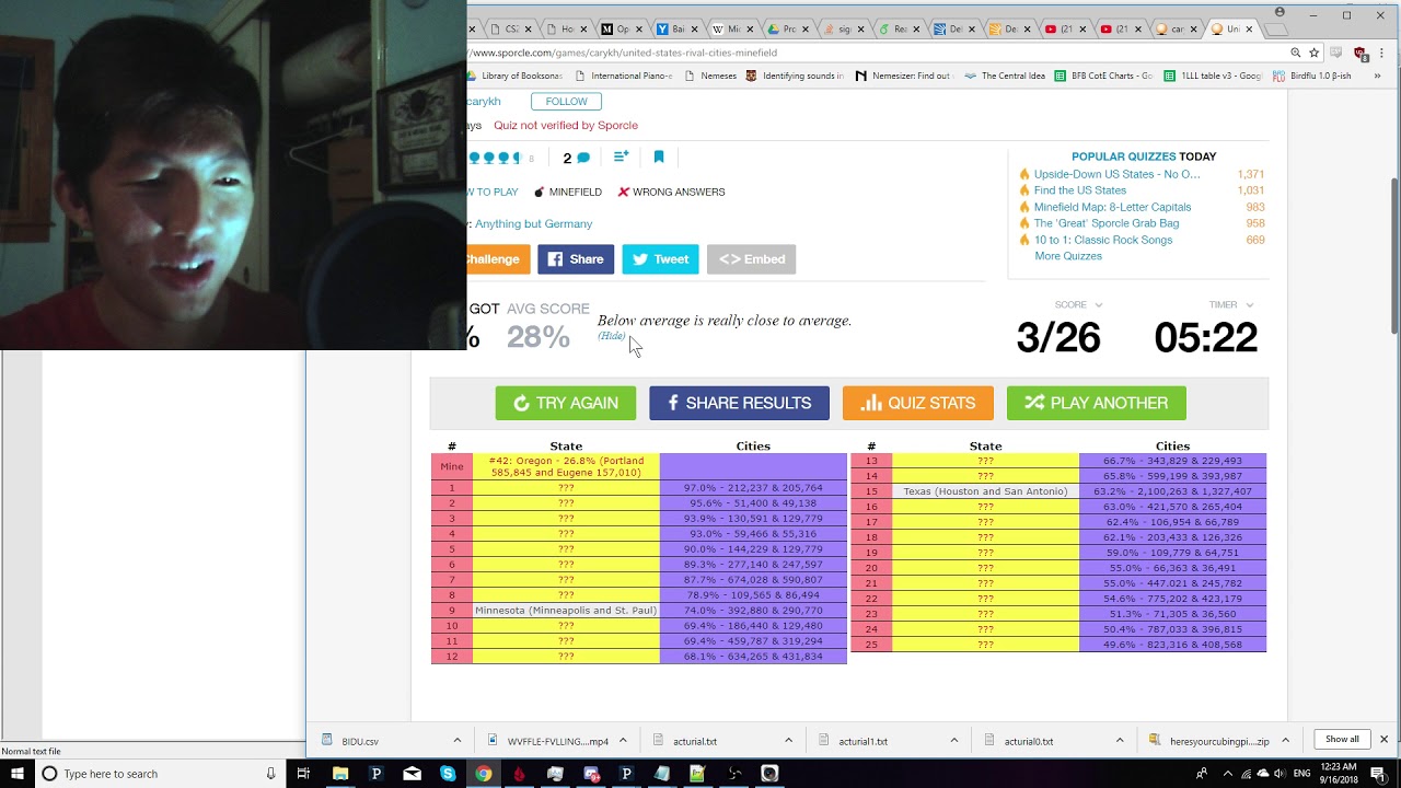 There's carykh stuff on sporcle - YouTube