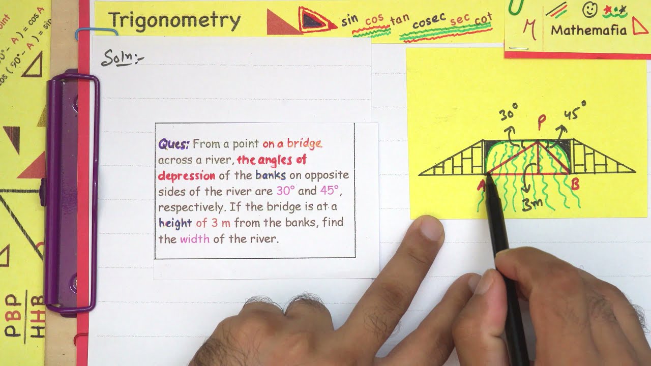 Example 7 - Chapter 9 - Class 10 | Some Applications of Trigonometry ...