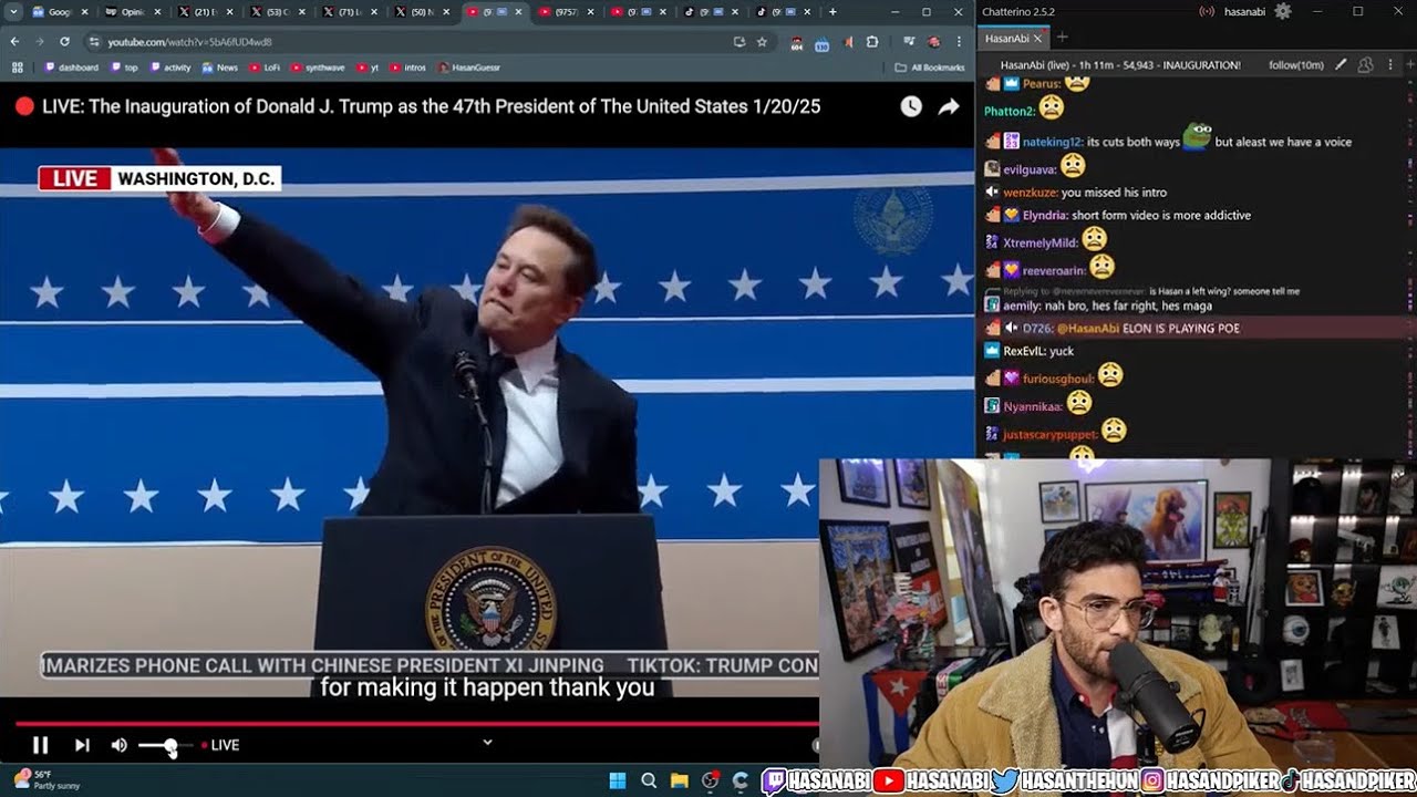 ELON ROMAN SALUTE???! | Daily Twitch Moments! - YouTube