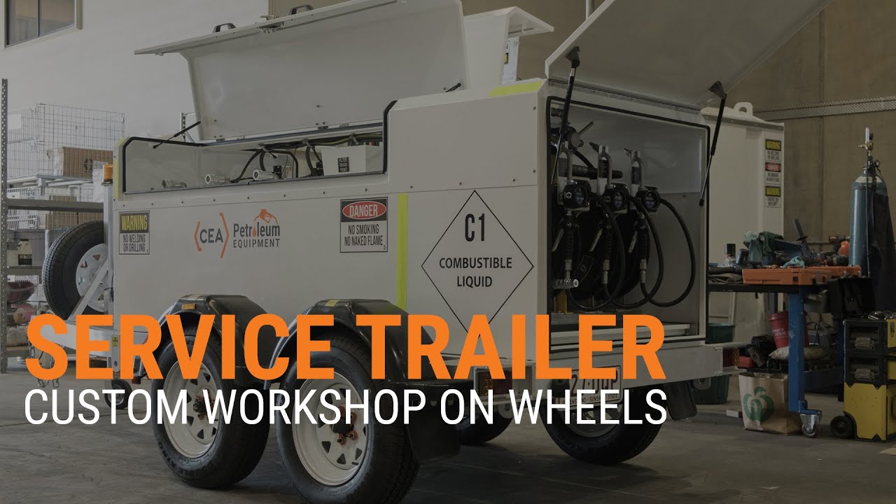 CEA Petroleum Self Bunded Service Trailer | Custom Workshop on Wheels ...