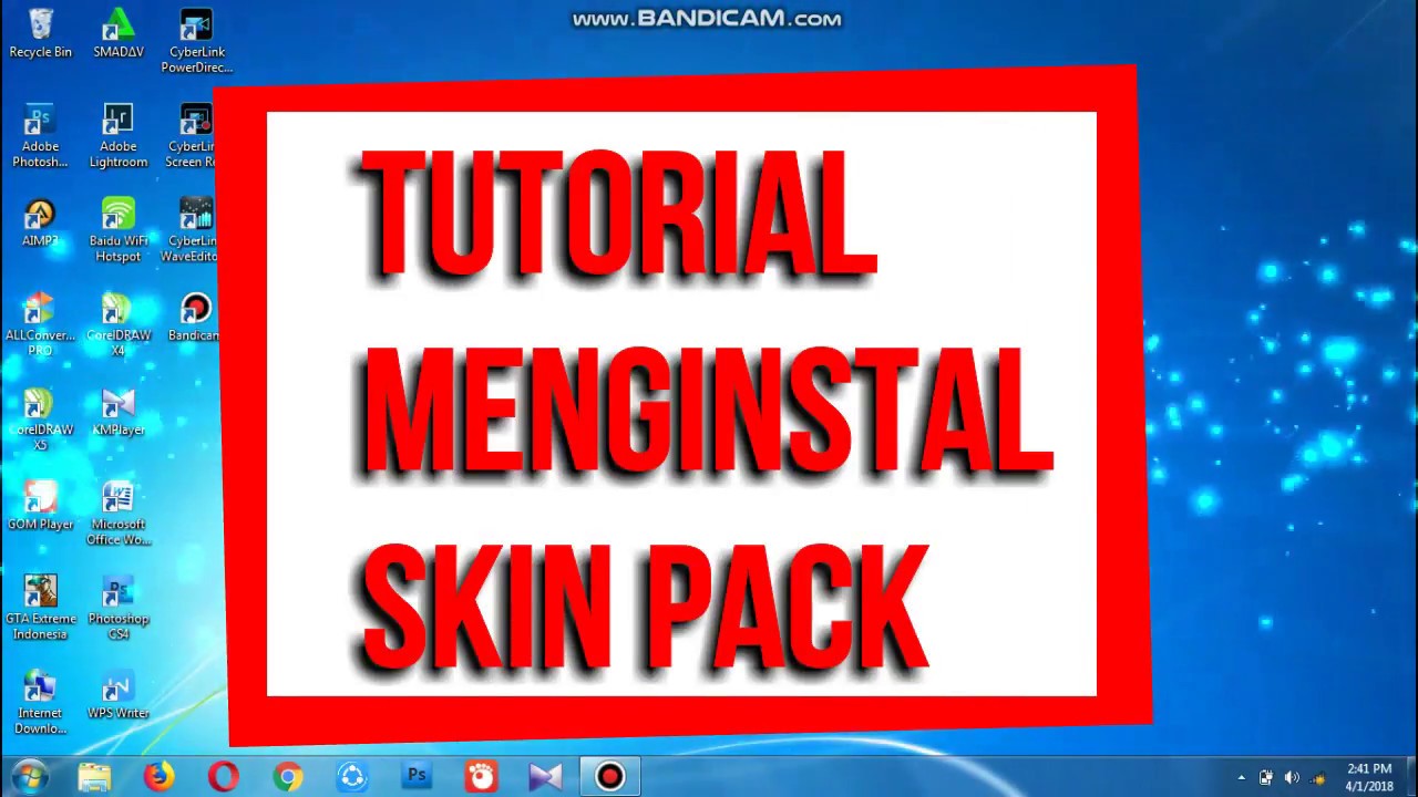 Tutorial menginstal skin pack Windows 10 di PC - YouTube