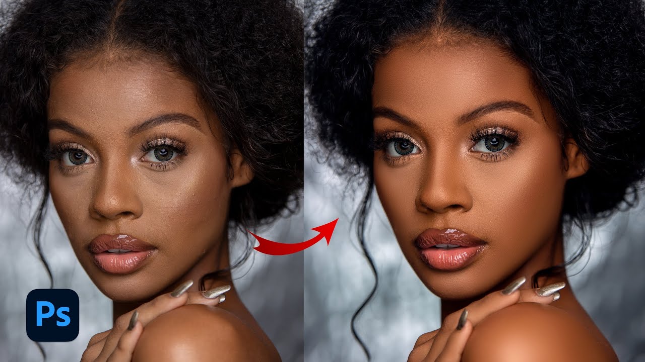 How to Smooth Skin Using FREQUENCY SEPARATION ACTIONS in Photoshop ...