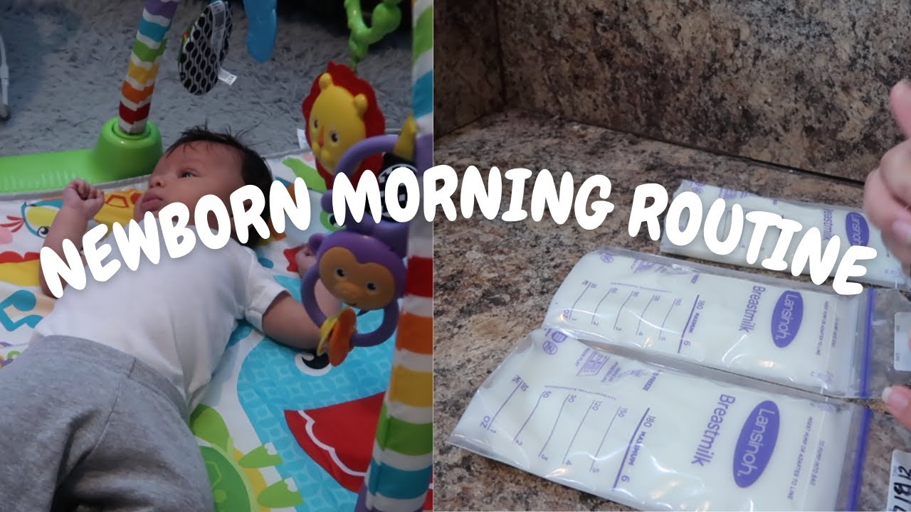 Newborn Morning Routine - YouTube
