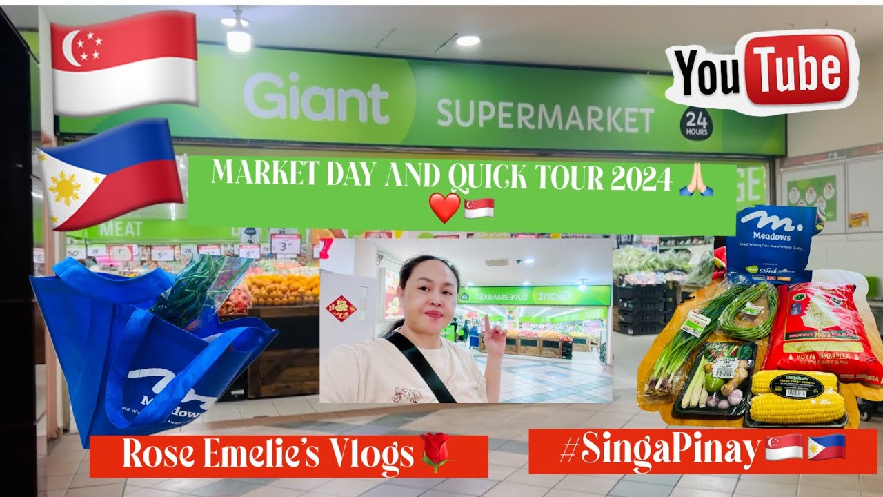 MARKET DAY @ GIANT SUPERMARKET TAMPINES MART SINGAPORE 2024 | Rose ...