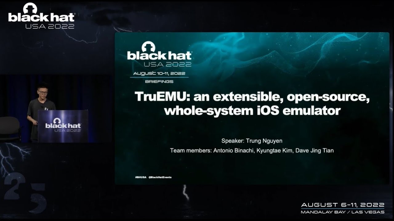TruEMU: An Extensible, Open-Source, Whole-System iOS Emulator - YouTube