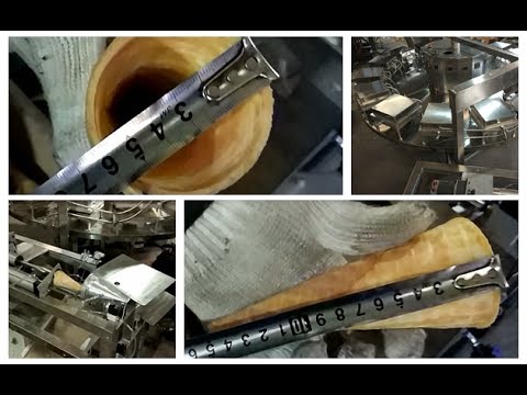 Sugar Cone Baking Machine|Sugar Cone Roller|Ice Cream Cone Rolling ...