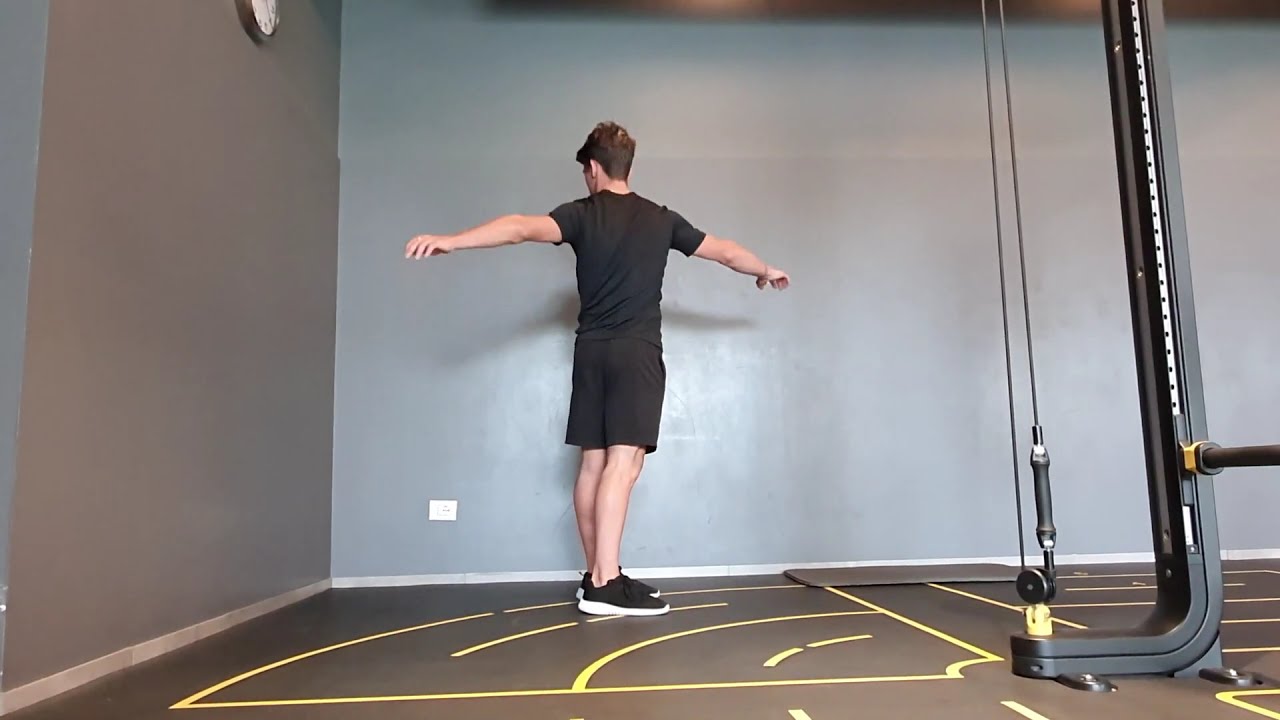 Torso rotation with fixed arm - YouTube