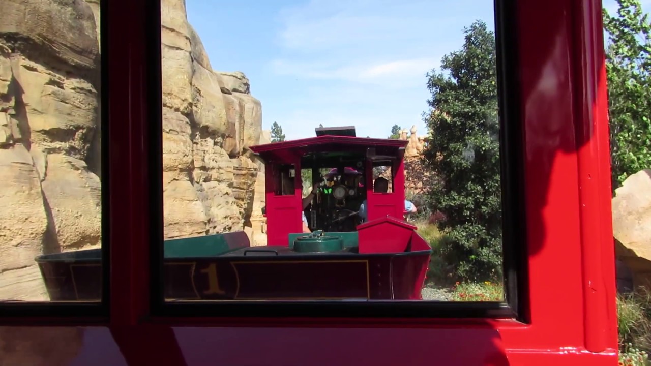 5/21/19 The Disneyland Railroad: Riding behind the C.K. Holliday #1 ...
