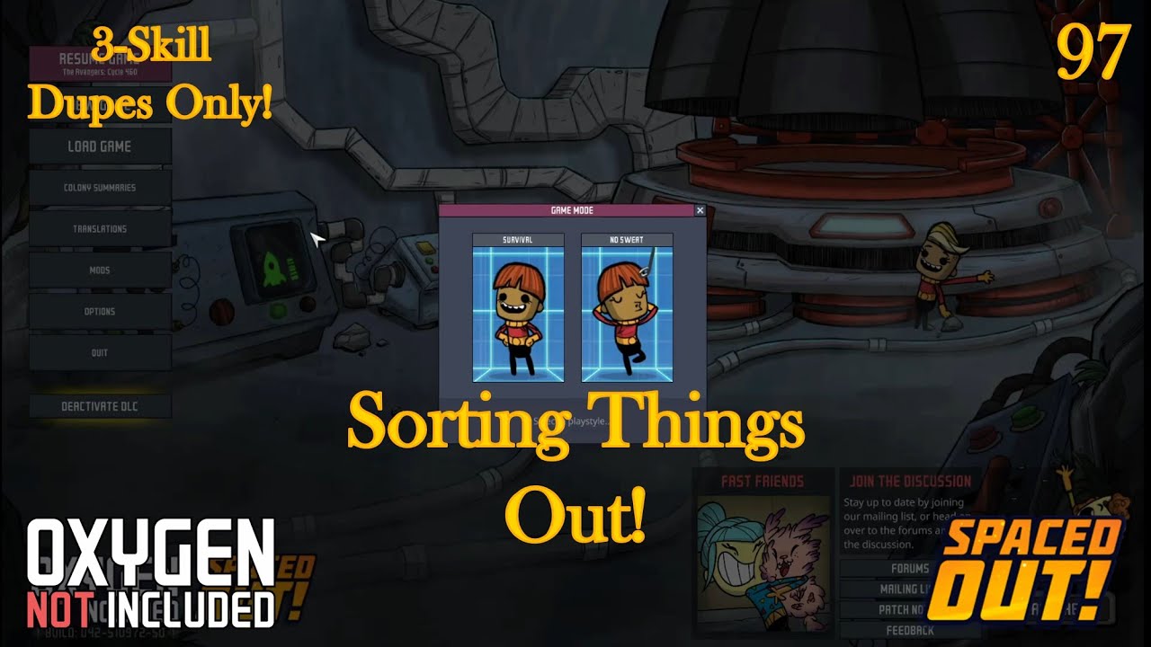 Oxygen Not Included - Spaced Out - Sorting Things Out! - YouTube