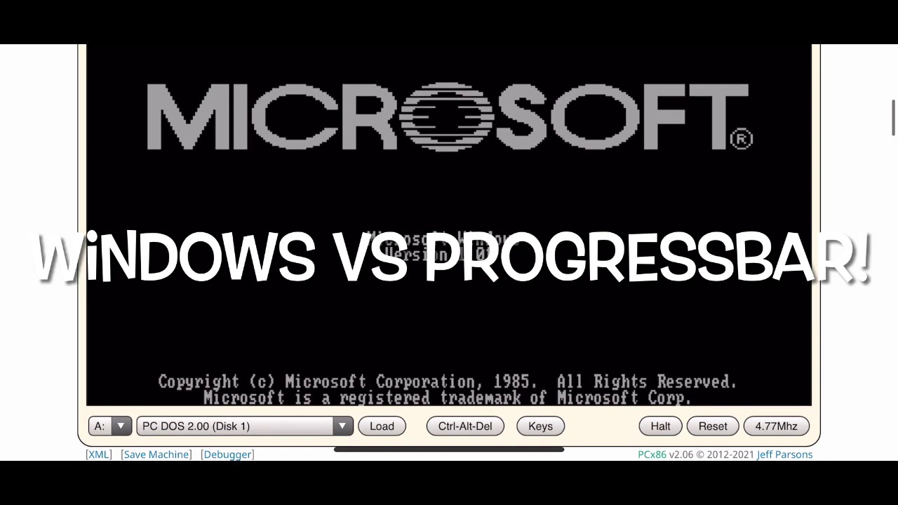 WINDOWS VS PROGRESSBAR 1 - YouTube